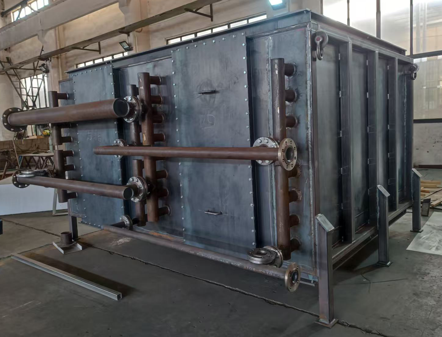 Aidear Large Industrial Finned Tube Heat Exchanger